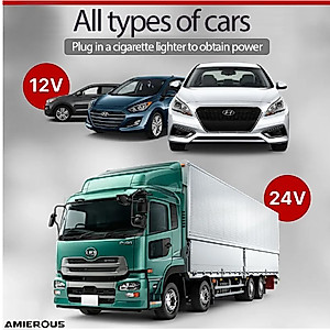 AMIEROUS 1.6L rice cookers (car cooker 12v-24v Gold)