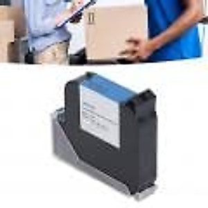 Hilitand Handheld Inkjet Printer Cartridge Replacement 25.4mm Black 42ml Portable Ink Cartridge for Industrial Office Use