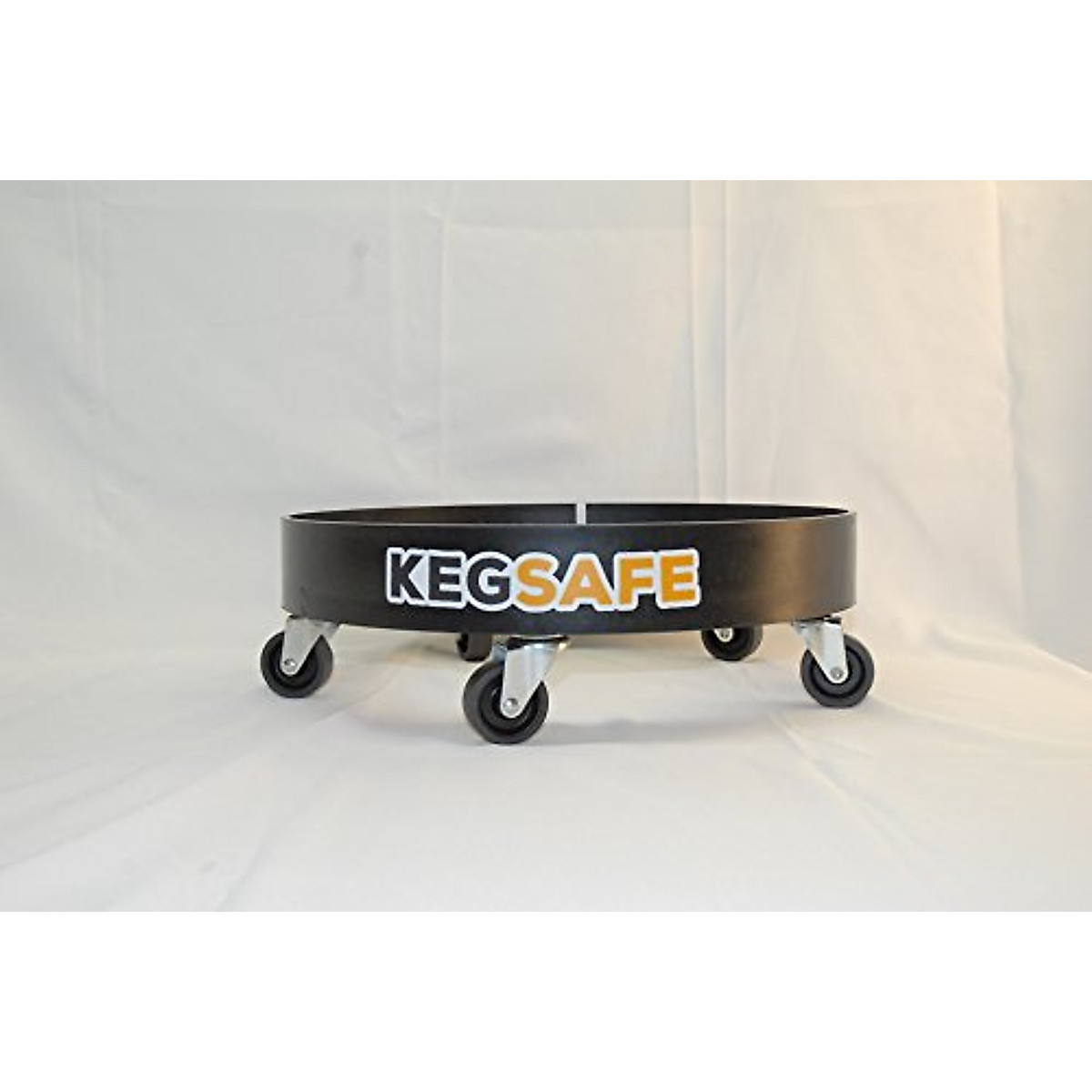 Beer Keg Dolly - Full Size Keg with Wheels - Extra Strong with high Side Rail for Added Safety!