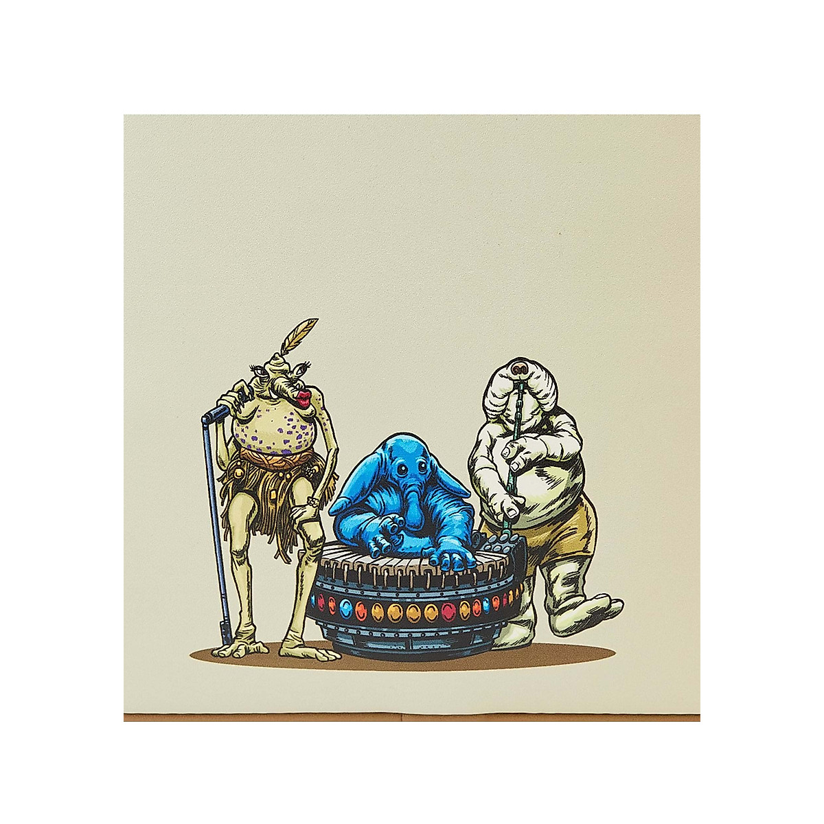 Star Wars Return of the Jedi 40th Anniversary Jabba's Palace Scene Loungefly Mini Backpack Standard