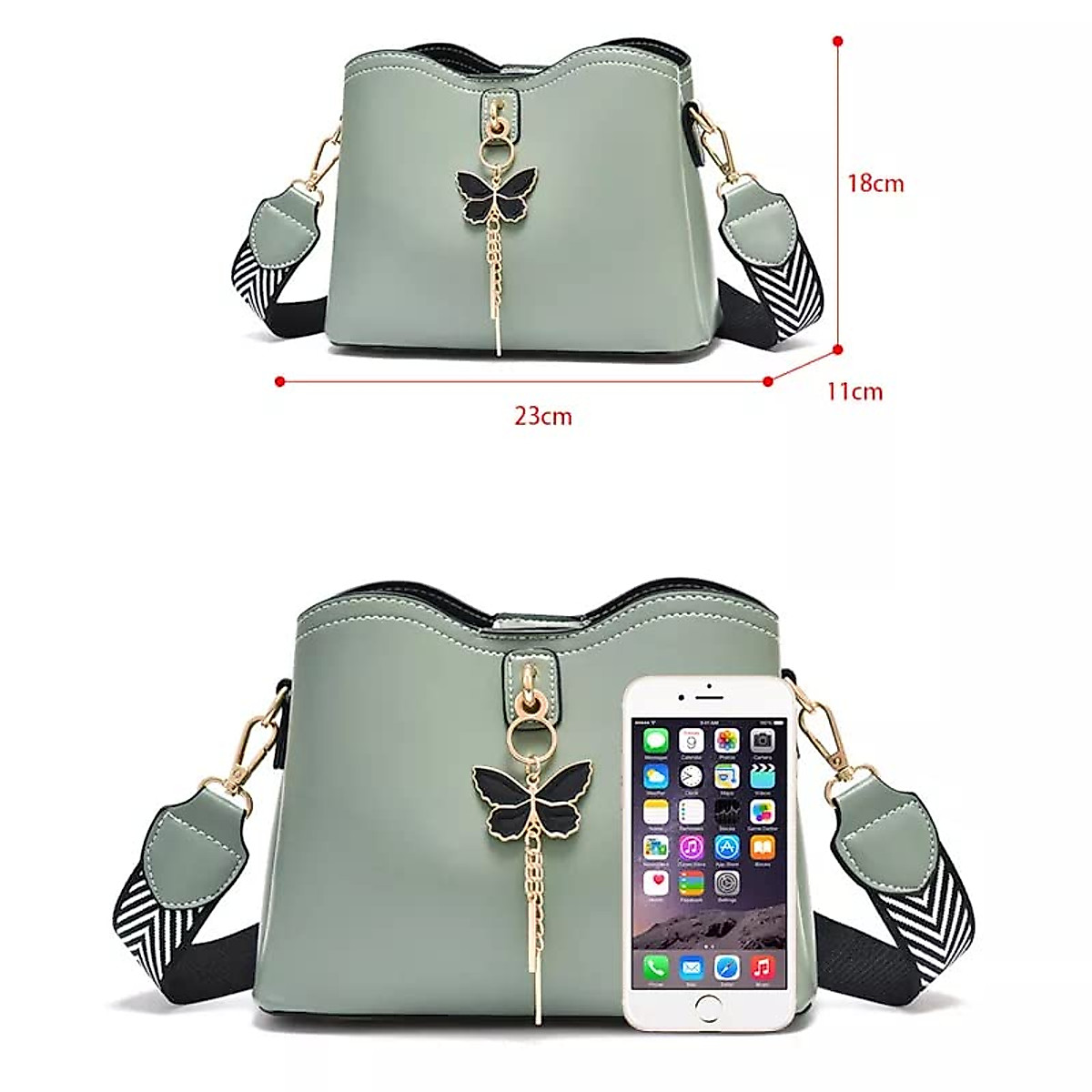Crossbody Bags for Women Leather Handbag Shoulder Strapl Bags
