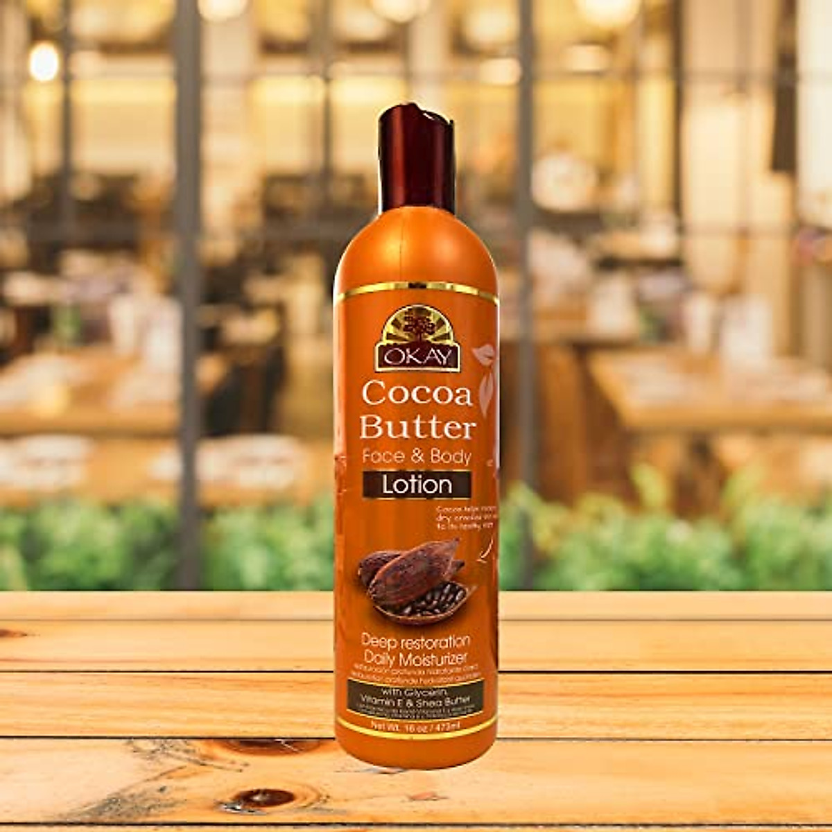 OKAY COCOA BUTTER HAND and BODY LOTION 16oz/473ml