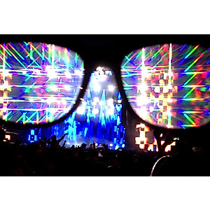 Diffraction Glasses Effect - Rave Accessories - Black