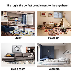 Optical Illusion Rug 3D, Black White Checkeredboard Realistic Trippy Vortex Funny Non-Slip Carpet Round Rugs for Living Room Bedroom Kitchen 23 inch