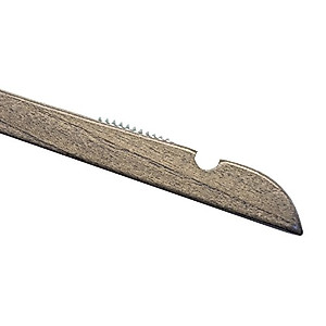 NAHANCO 29917HU Wooden Shirt Hangers - Line - 17" Grey wash - Home Use (Pack of 25)