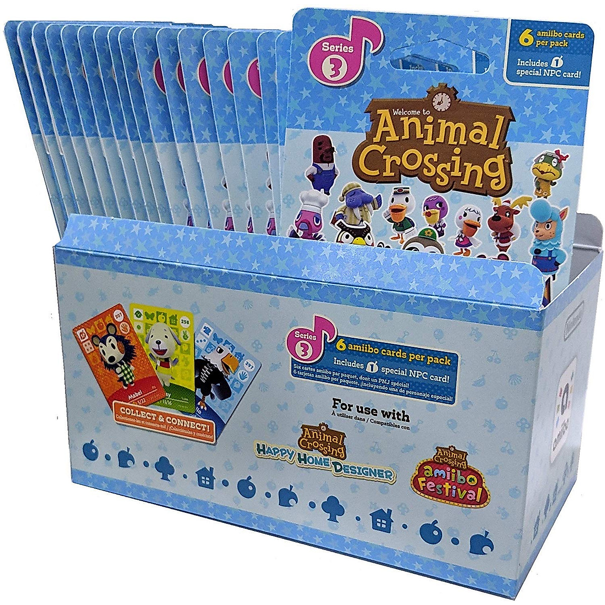 Animal Crossing Amiibo Cards Series 2 3 4 Set Bundle (54 Packs) (6 Cards Per Pack / 324 Cards)