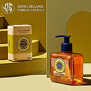 Shea Hands & Body Verbena Liquid Soap 16.9 Oz: Cleanse, Refreshing Lemony Scent, Infused With Shea Extract to Soften, Artisinal Soap