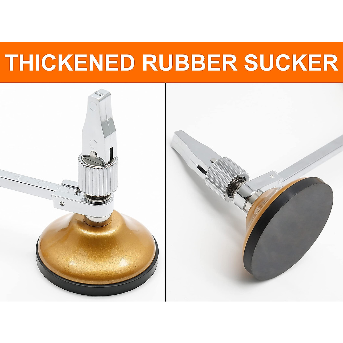 LDEXIN 23.6" (60cm) Circular Glass Cutter with Suction Cup, Adjustable Compasses Type Glass Circle Cutting Tool