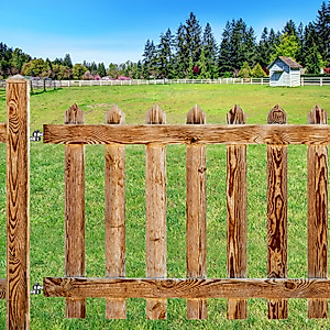 Insaga Gate Hinges, 304 Stainless Steel Wood Gate Hinge, M12 Hook and Eye Hinges, Partial Thread Gate Bolt Hook, Gate Hardware for Wooden Gates Fences, 1Pair