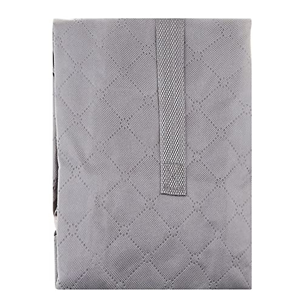 Missouri Star Blanket Storage Bag for Quilts Queen Size | Foldable Bedding Storage Bags with Zipper Clear Window | Large Fabric Tote with Handle for Underbed Storage