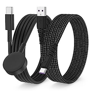 2Pack for Apple Watch Charger USB C Magnetic iWatch Charger Cable Fast Charging Cord Compatible with Watch Ultra2 Ultra Series 9 8 7 6 SE SE2 5 4 3 2 1-3.3FT (1.1M) Black