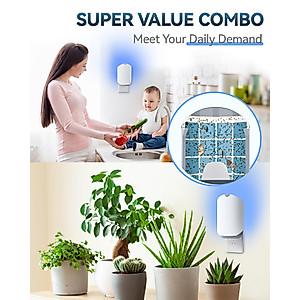 10 PCS Frameless Refill Cards Compatible with ZEVO Plug-in Light M364 and Max, 100% Fit Replacement Refill Cards Glue Cards