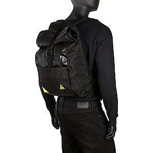 Green Guru Gear Commuter Upcycled Made in USA Backpack Black, 18-Liter