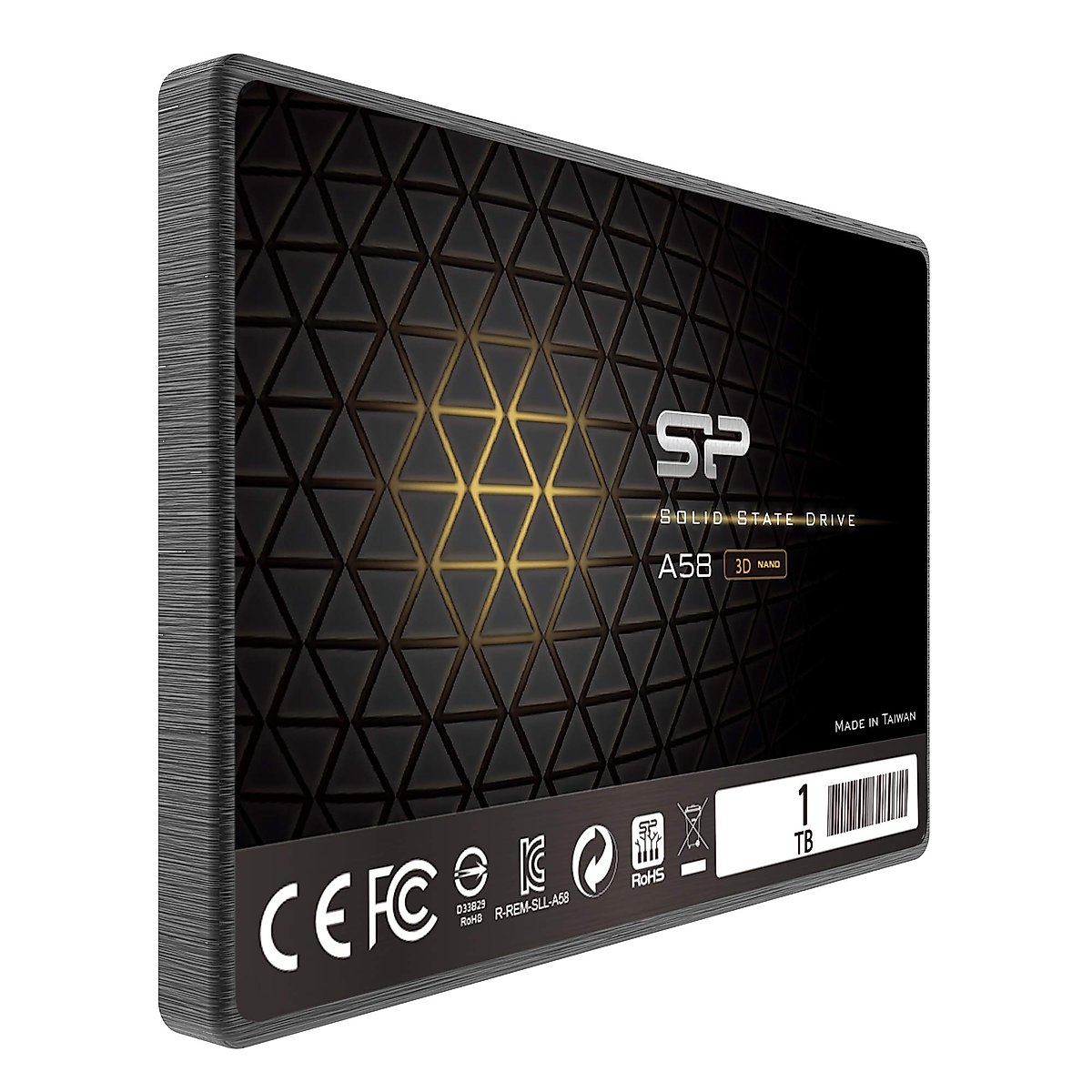 Silicon Power 1TB SSD 3D NAND A58 SLC Cache Performance Boost SATA III 2.5" 7mm (0.28") Internal Solid State Drive