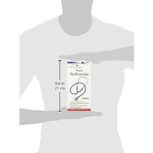 MABIS Spectrum Series Single Head Cardiology Stethoscope, Nursing and Clinical Use Stethoscope, Lightweight, 30 Inch, Blue (Pack of 100)