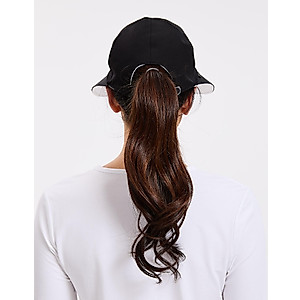 Solbari Reversible Ultra Wide Brim Cap UPF50+ Packable UV Sun Protection Hat with Full Coverage Brim, Black/White