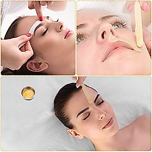 50 Pieces Wax Melting Bowl Mini Wax Aluminium Melting Bowls Wax Bean Melting Bowl Wax Aluminum Foil Bowl Bean Aluminum Foil Bowl Hair Removal Tool Container for Hair Removal