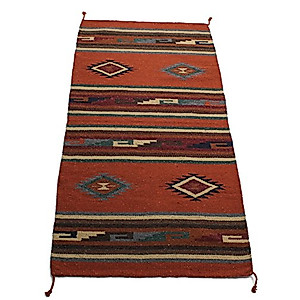 Onyx Arrow Southwest Décor Area Rug, 32 x 64 Inches, Diamond Dust Rust
