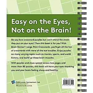 Brain Games - Crosswords Large Print (Green)