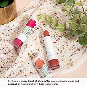 Physicians Formula Organic Wear All Natural Lipstick, Raspberry Crush, Nourishing, Dermatologist Approved, Gluten Free,