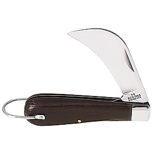 Klein Tools 1550-4 Pocket Knife, Electricians Knife with Carbon Steel 2-5/8 Inch Hawkbill Slitting Blade