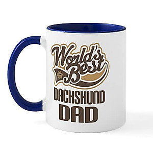 CafePress Dachshund Dad Mug Ceramic Coffee Mug, Tea Cup 11 oz