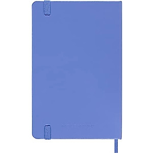 Moleskine Classic Notebook, Hard Cover, Pocket (3.5" x 5.5") Plain/Blank, Hydrangea Blue, 192 Pages