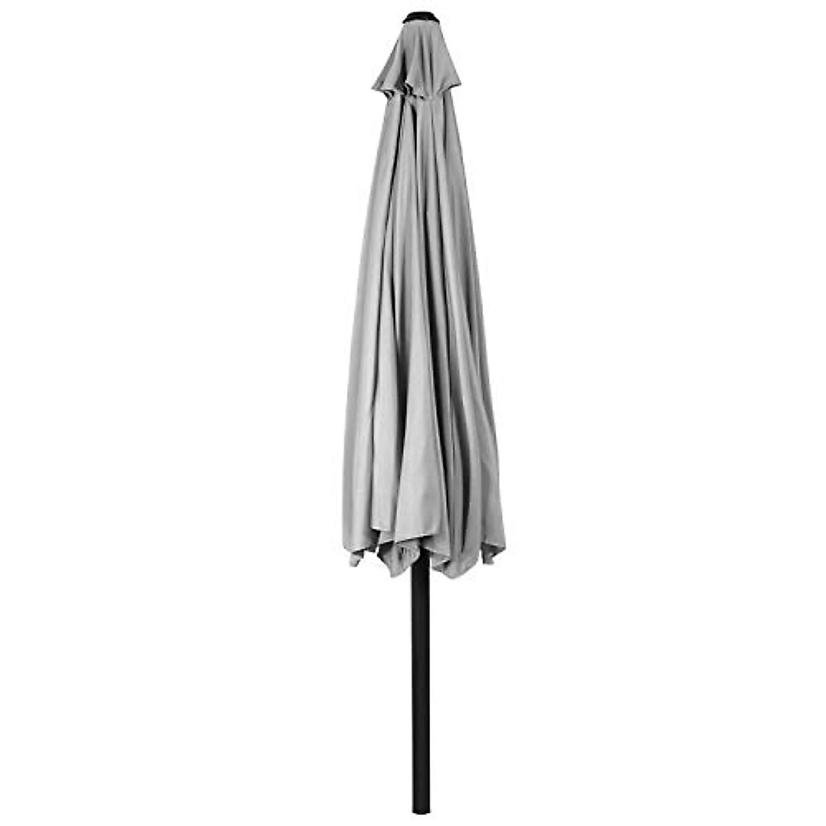 ABCCANOPY Patio Half Umbrellas 11FT (Light Gray)