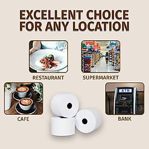 Gorilla Supply Thermal Paper Receipt Roll 2-1/4" x 50' BPA Free 50 Rolls