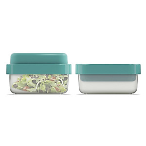 Joseph Joseph GoEat Compact 3-in-1 Salad Box, Teal