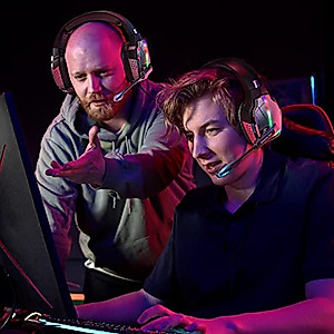 CamDive Gaming Headset for PS4 PS5 PC Xbox One, 3D Stereo Sound PS5 Headset, Noise-Cancelling Over Ear Gaming Headphones with Mic for Switch Laptop Mobile