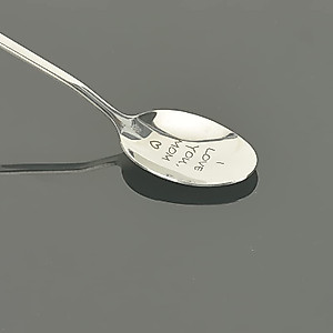 Mom Christmas Gifts from Son Daughter - I Love You Mom Spoon Gifts for Mommy Birthday Gifts for Mother from Son to Mummy Xmas Gifts