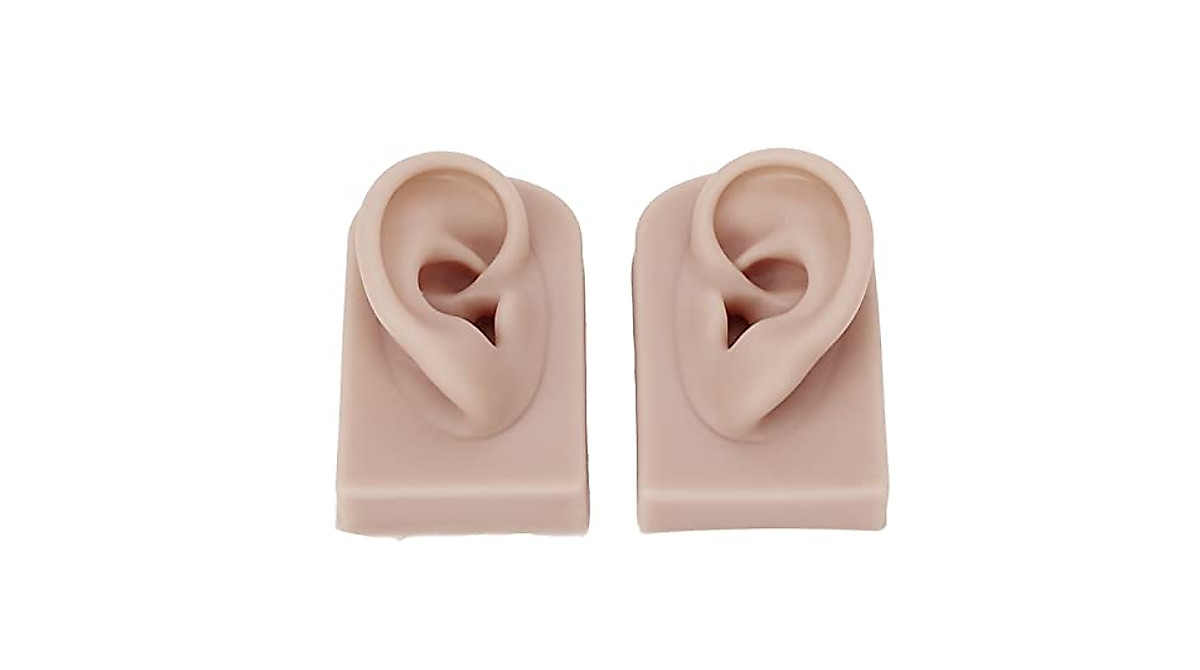 Silicone Ear Model for Teaching and Piercing Practice | Reusable & Portable
