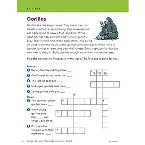 Scholastic Success with Reading Comprehension Grade 2 Workbook (Scholastic, Grade 2)