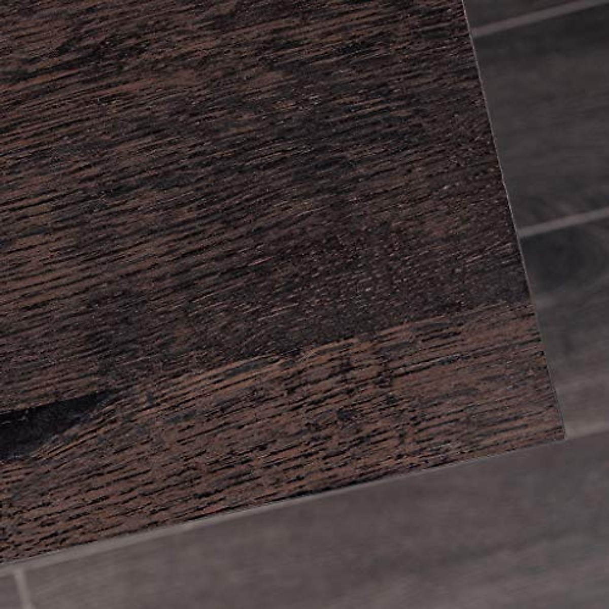 Sauder Carson Forge Computer Desk, Coffee Oak finish