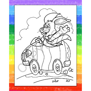 ZOCO - Springtime Fun - Coloring Books (25 Bulk Pack, Without Crayons) - Easter Holiday Party Favors, Games, Puzzles, Activities for Kids