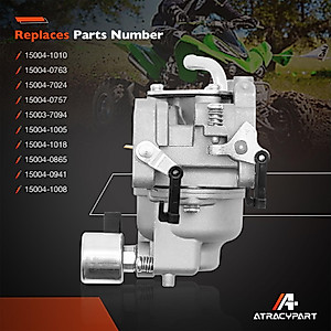 Carburetor with Gaskets for Kawasaki FH641V FH661V FH721V FX850V 22 HP Engine Carb Replaces# 15004-1010, 15004-7024, 15004-0757, 15004-1005