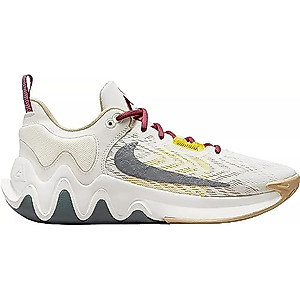 Nike Men's Giannis Immortality 2 Athletic Basketball Shoes (Sail Smoke Gray Yellow) US Size 9