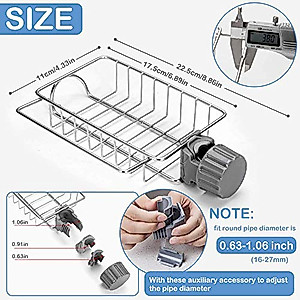 Sponge Holder Stainless Steel Kitchen Sink Caddy Organizer Accessories for kitchen