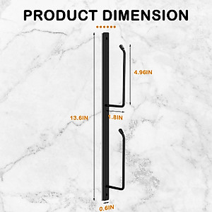 BukSuk Hat Rack for Baseball Caps (2-Pack), Hat Organizer, Stainless Steel Hat Organizer for Baseball Caps, Multi-Purpose Hat Hooks for Wall, Hat Hanger Strong Adhesive/Wall Drilled (Black)