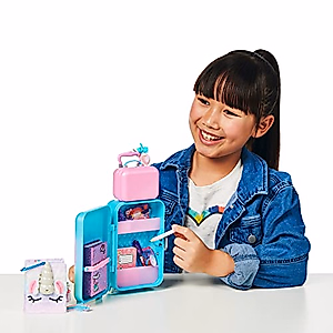 REAL LITTLES Unicorn Travel Pack with Toy Suitcase, Carry Bag, Unicorn Journal and 15 Surprise Toy Accessories Inside - Amazon Exclusive