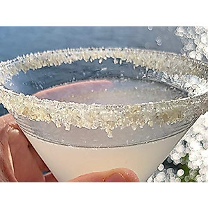 Snowy River Jewels Cocktail Sugar - All Natural Kosher Gold and Silver Cocktail Rimmer (4oz, Jewels)