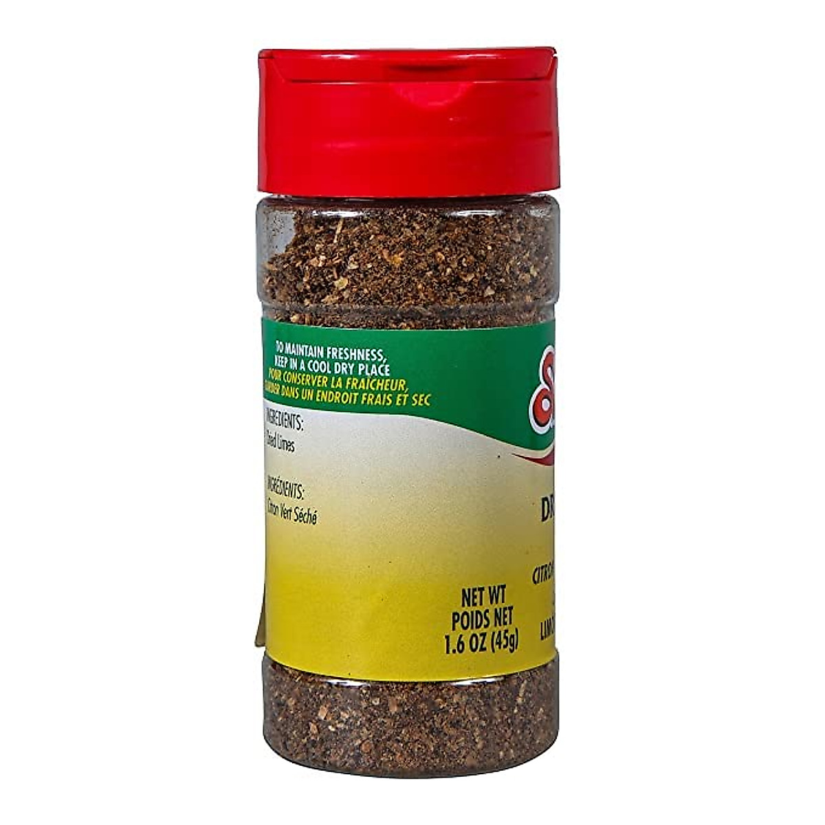 Sadaf Ground Dried Lime 4 oz. - Dried Lime Powder for Cooking - Limu Omani - Real limes dried and ground - Ideal for Seasoning your Dishes - Lime grounded