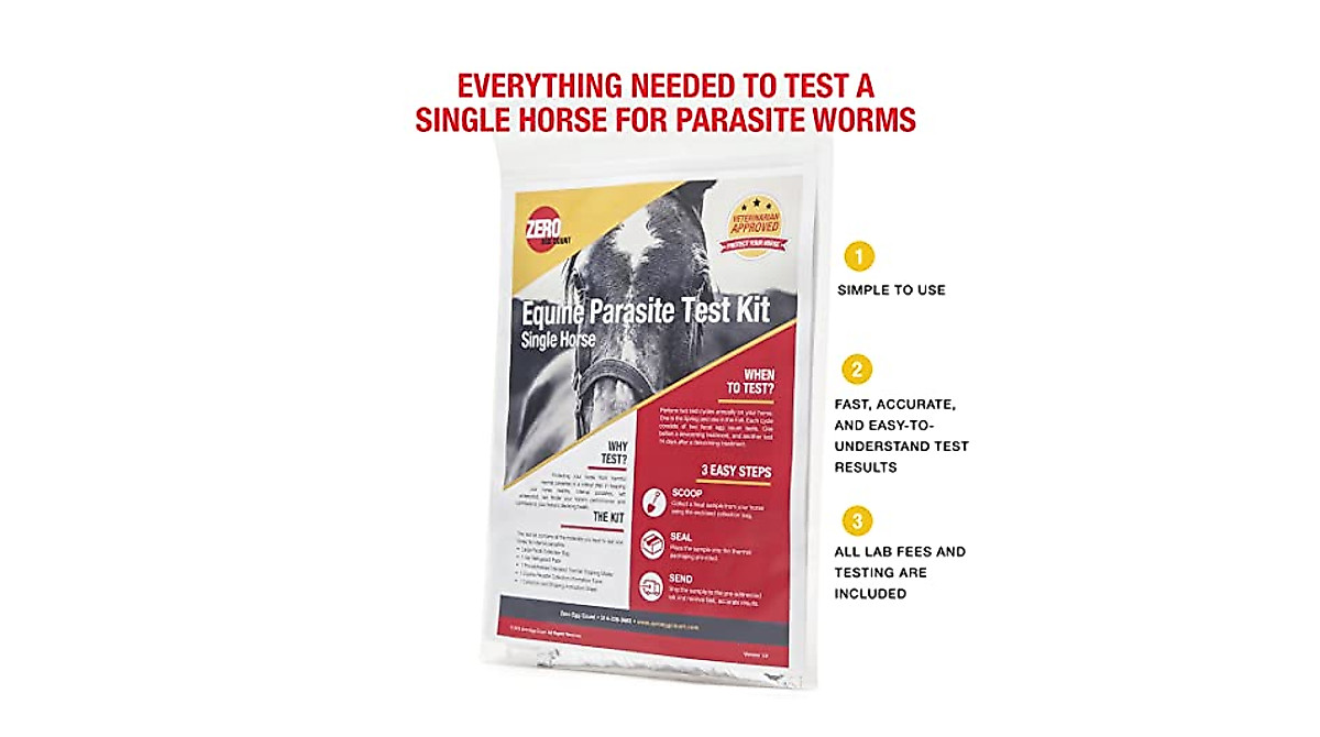 Equine Parasite Worm Test Kit - Fast & Accurate Results