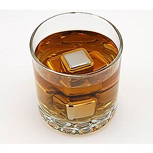 Surgical Grade Steel Whiskey Stones - BEST - Whiskey Rocks Ice cubes - 100%