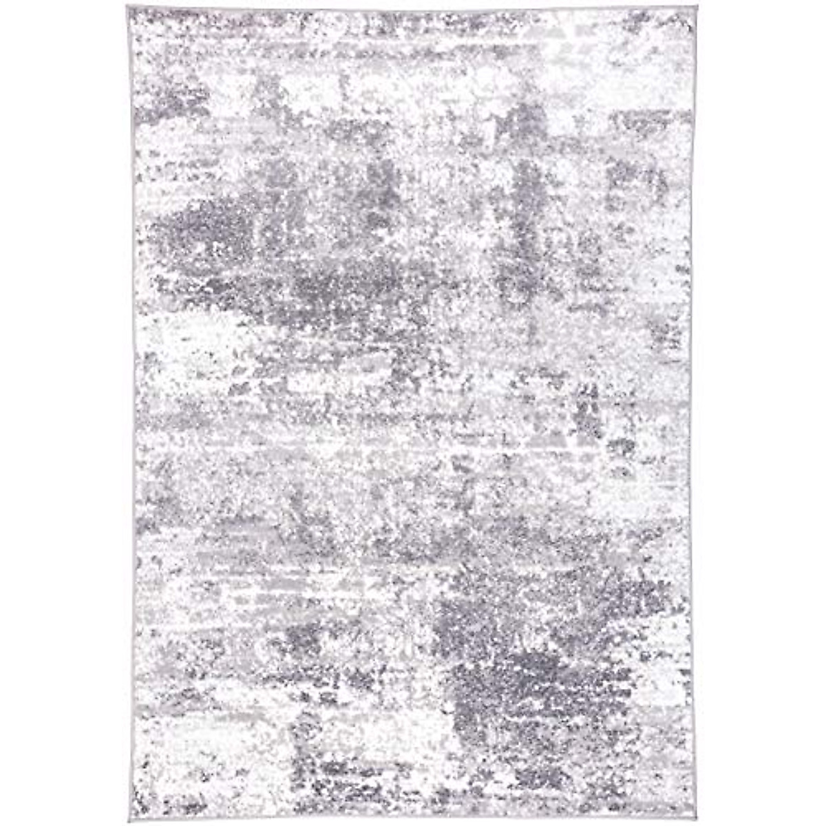 Rugshop Distressed Abstract Area Rug 3'3"x 5' Gray
