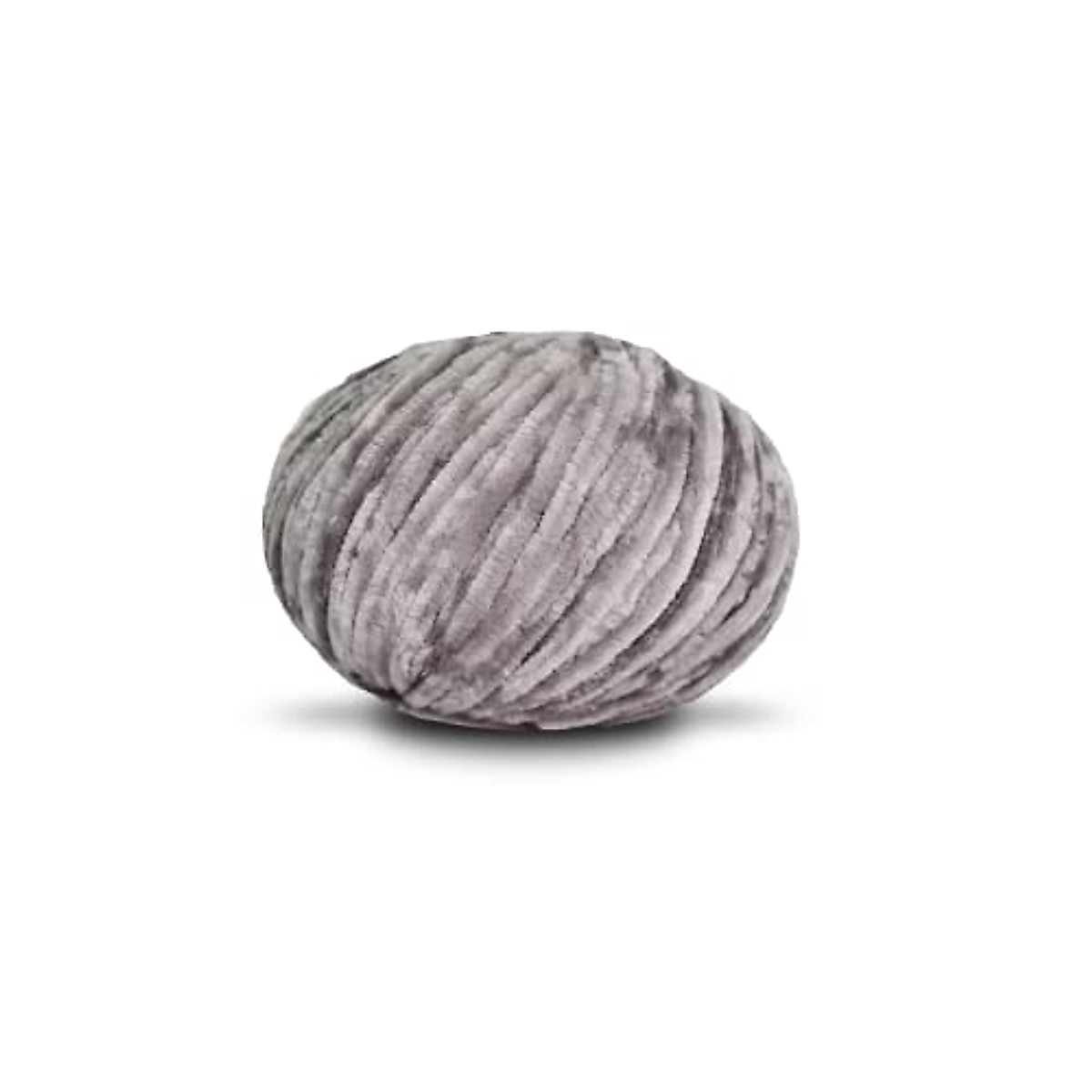 Circulo - Amigurumi Pelucia Yarn, Special Velvet Chenille Yarn for Amigurumi and Blanket, 144 yds, Worsted (8797 - Steel)