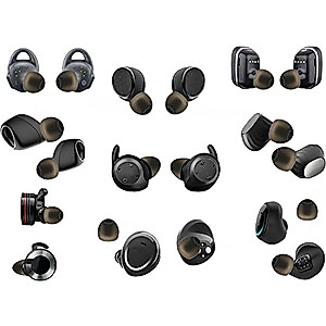 8pcs 2S/2M/2L/2XL (TB) Silicone Tips Compatible with True Wireless Earphones- Jabra Elite Sport, Samsung Gear IconX,Bragi Dash Headphone,Motorola VerveOne, Sol Republic Amps Air, LG HBS-F110 Tone Free