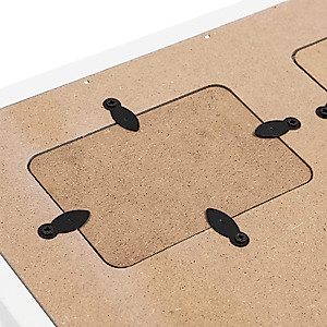 Juvale Sonogram Picture Frame for 3 Ultrasound Keepsake Photos (17 x 7.5 x 0.5 in)