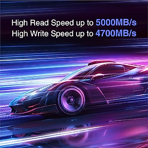 FeuVision SSD 1TB PCIe 4.0 Gen 4, NVMe M.2 Internal Solid State Drive, 3D NAND, Read Speed up to 5000 MB/s, High-end Consumer Level | Storage for PC, Laptops, Gaming and More